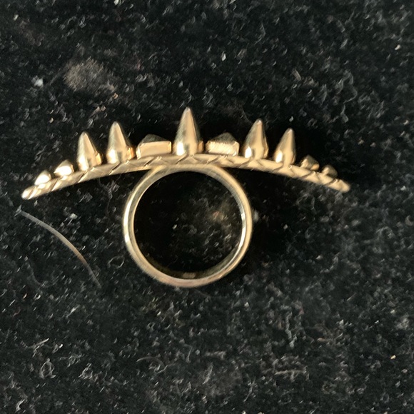 unknown | Jewelry | Gold Statement Ring With Spikes | Poshmark